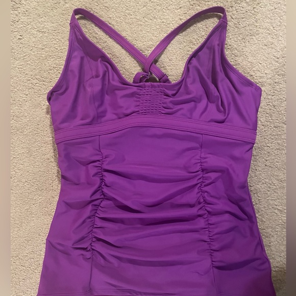 Athleta | Swim | Purple Tankini Top | Poshmark